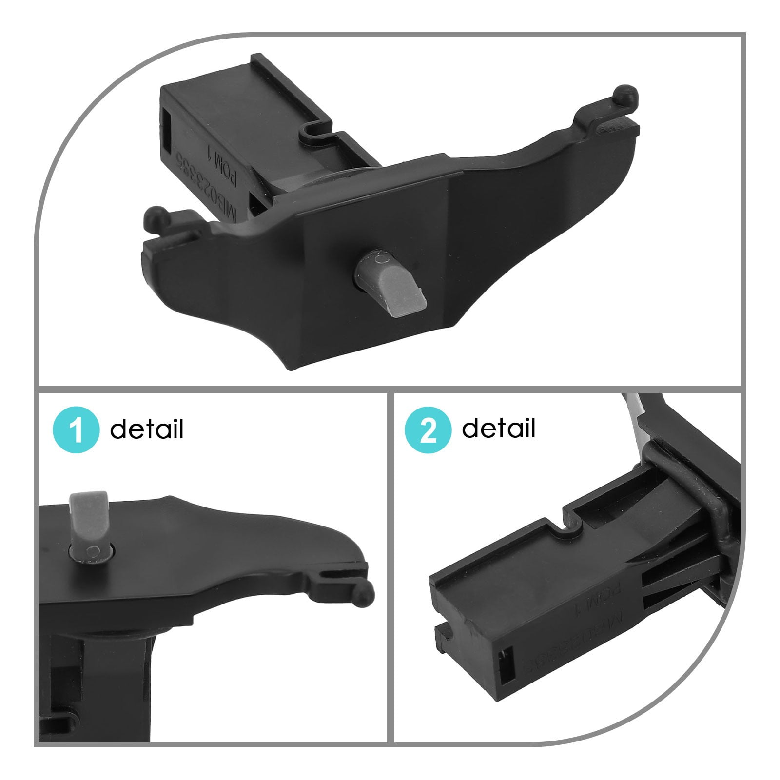 Easy To Use Fuel Gas Door Latch Hook Quick To Install Black Replacement ...
