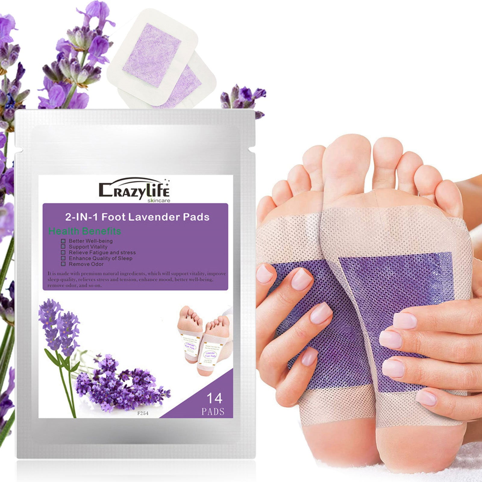 Easy To Use Lavender Foot Patch Foot Soak, Leg Foot Bath, Foot ...