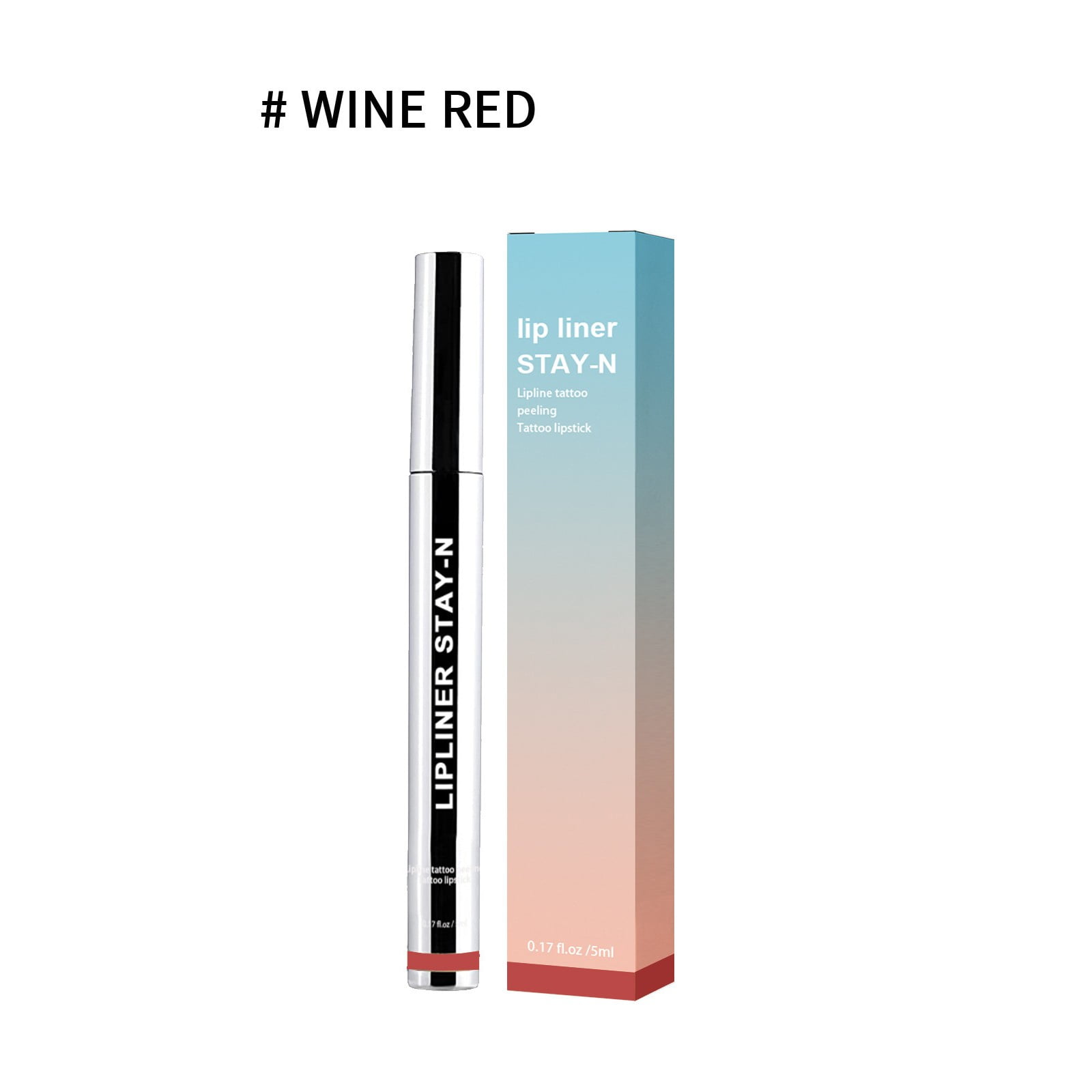 Easy To Use Retractable 5ml Peel Off Lip Liner Enhance Lip For Fuller ...