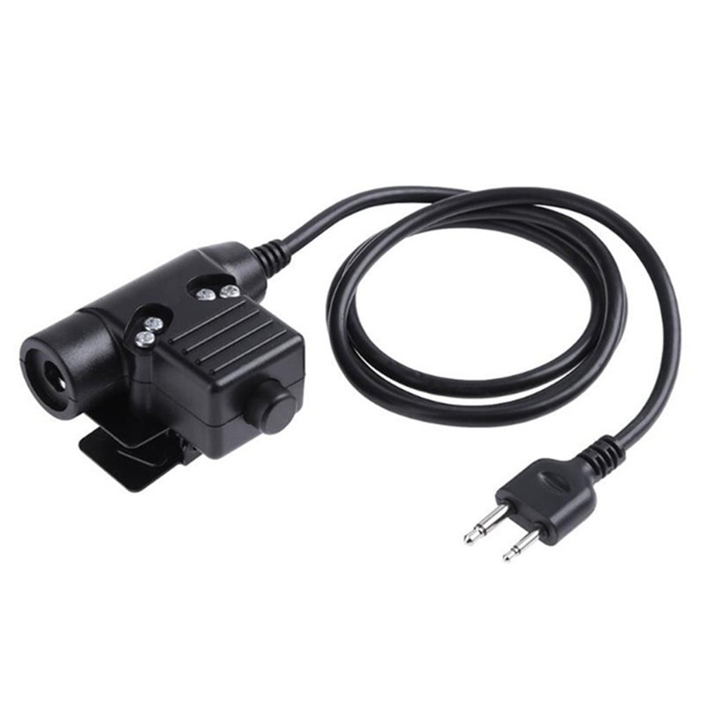 Easy To Use U94 Push To Talk Ptt Adapter For Baofeng Uv5R Walkie Talkie ...