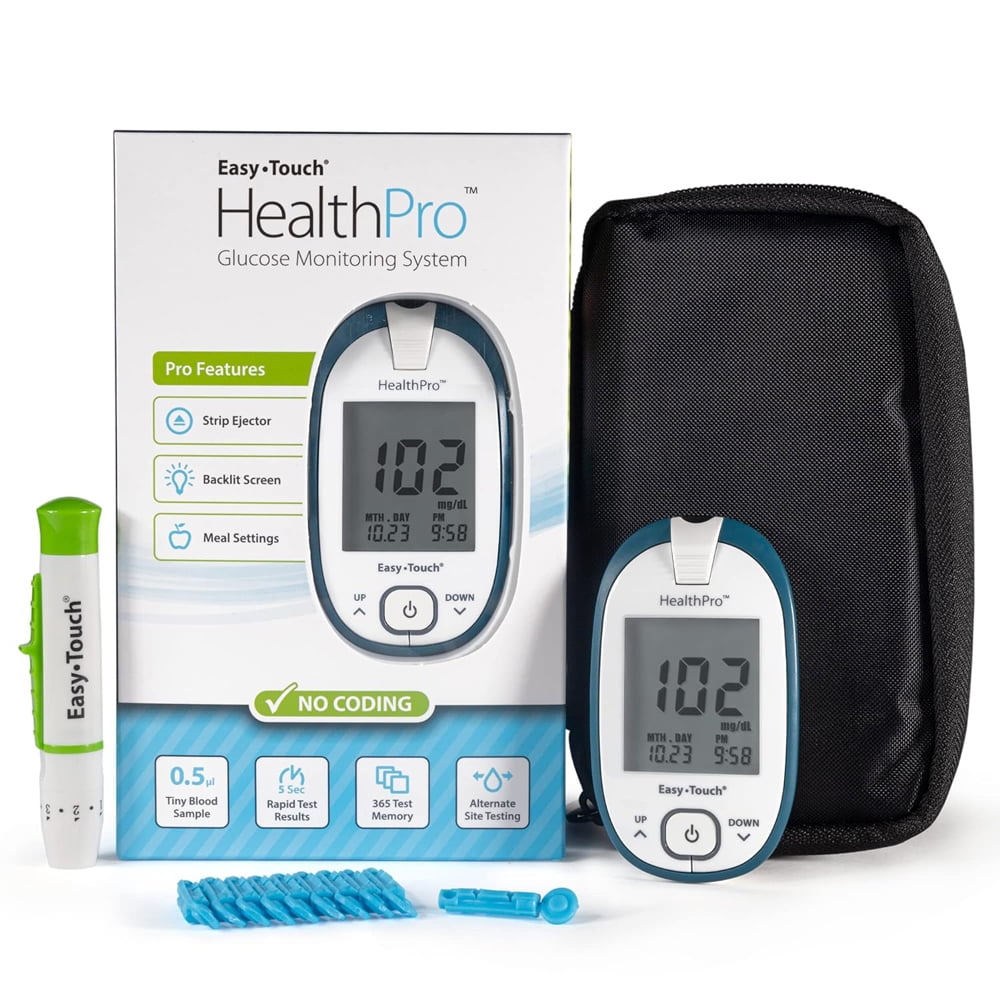 Easy Touch HealthPro Blood Diabetic Meters - Glucose Monitoring System ...