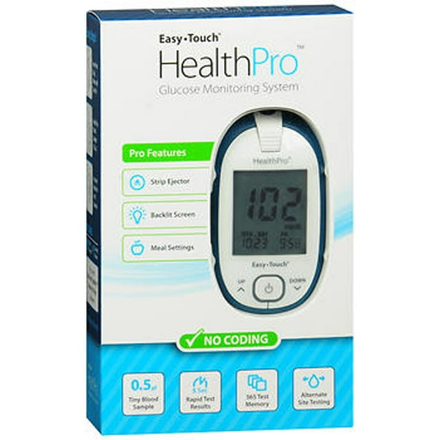 Easy Touch HealthPro Glucose Monitoring System - Walmart.com