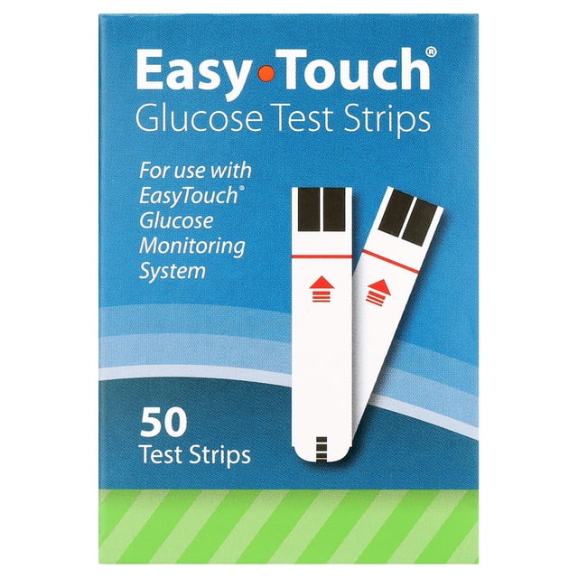 Easy Touch Test Strips Box of 50 HSA/FSA Eligible - Walmart.com