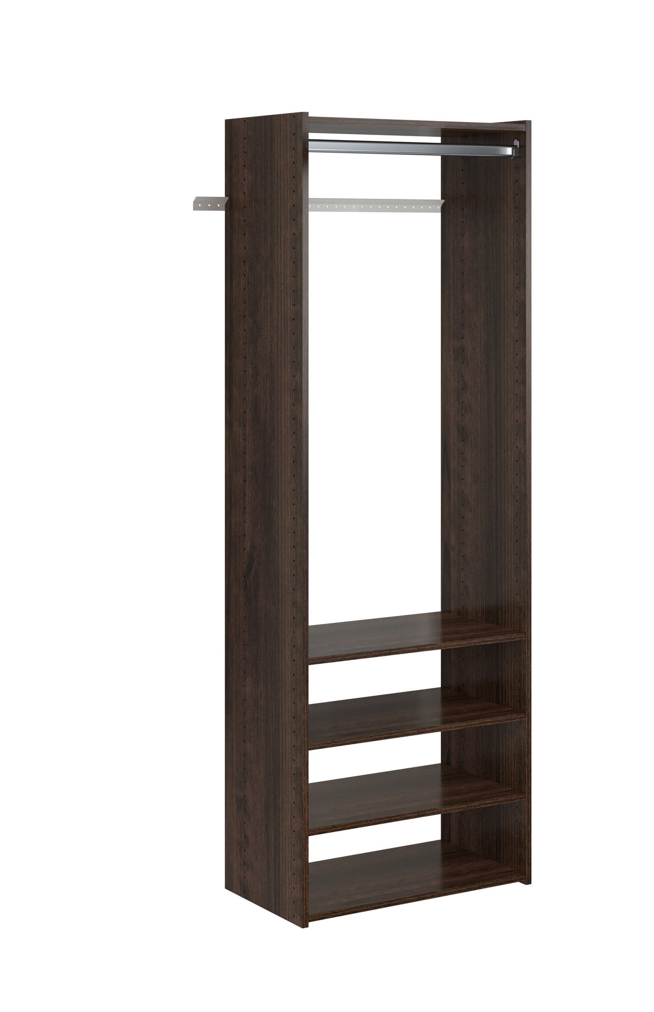 Easy Track PH34-TR 25-1/8" Wide Closet Organizer System - Truffle ...