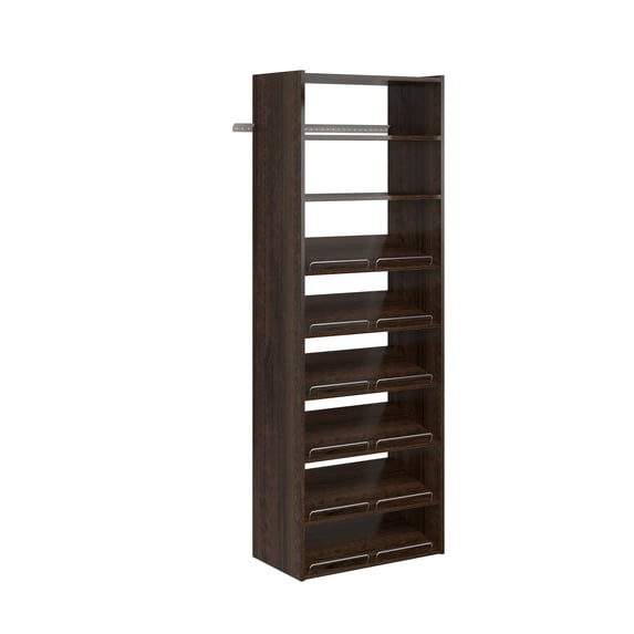 Easy Track Ph36 25-1/8" Wide Shoe Tower Kit - Truffle - Walmart.com