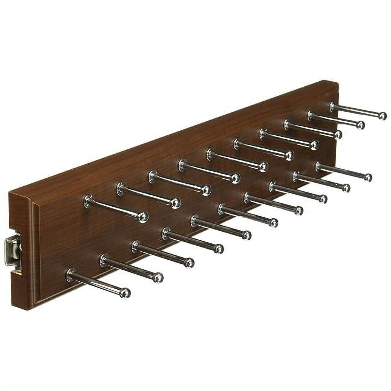 Easy Track Ra1200-T Sliding Tie Rack - Truffle - Walmart.com