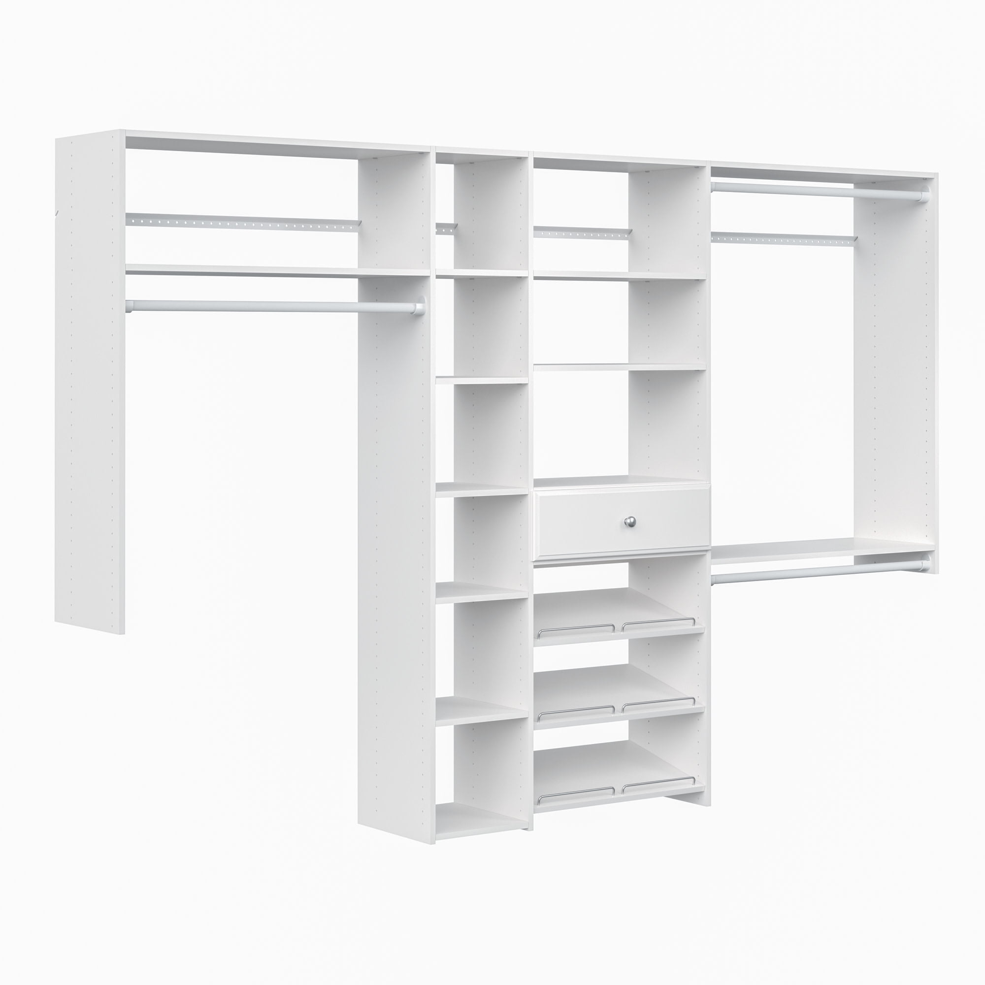 Easy Track Shoe Storage Closet Kit - Walmart.com