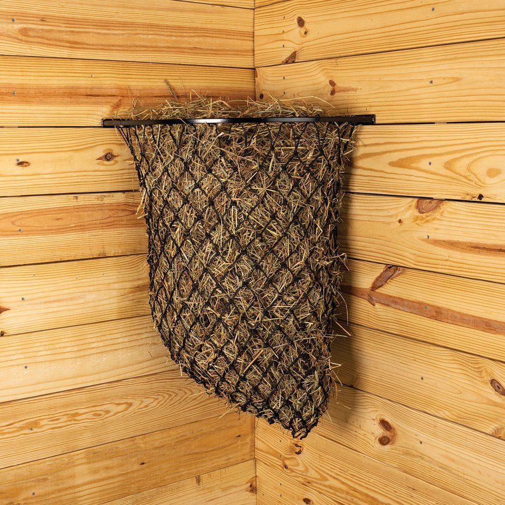 Easy-Up Corner Hay Feeder Frame with Net | Horse Stable Essential ...