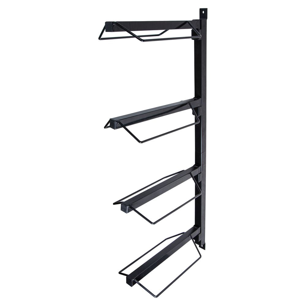 Easy-Up Mounted Saddle Racks | Storage Solution | Black | 4 Tier Saddle ...