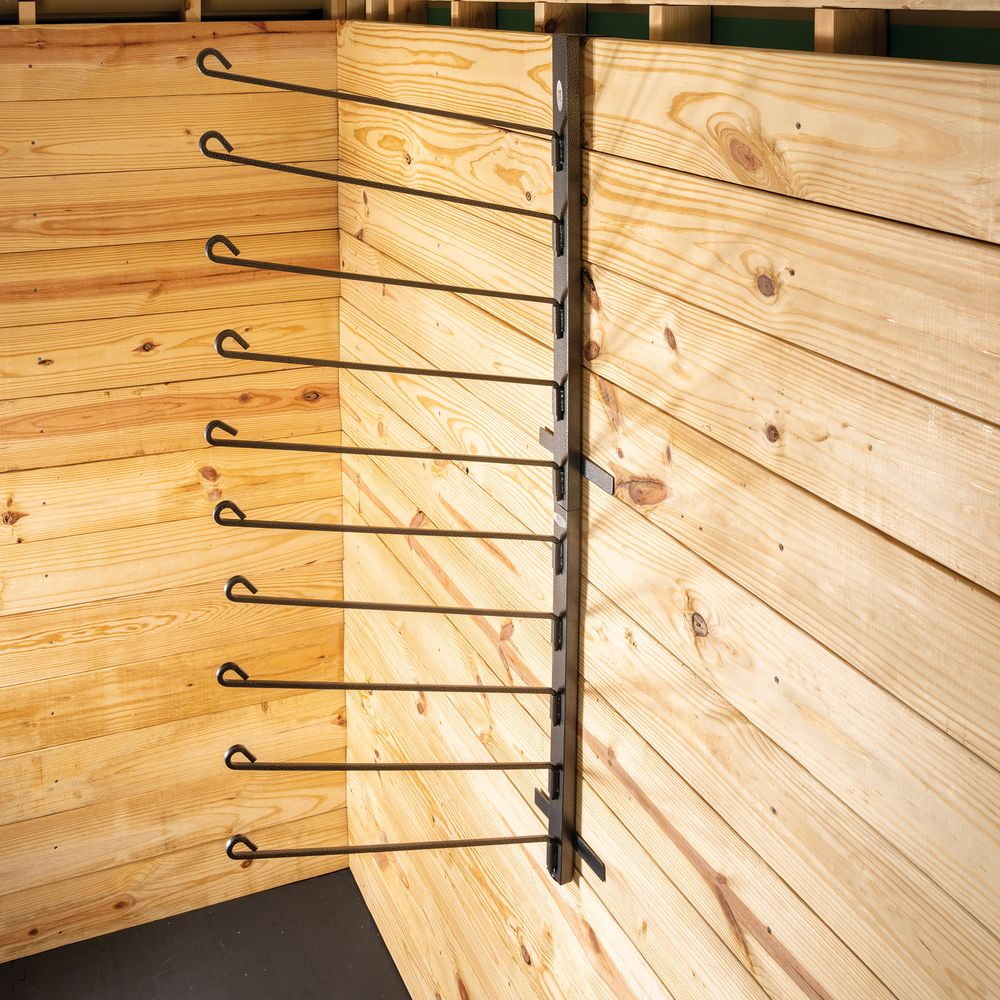 Easy-Up Pro Portable Wall Hanging 10 Hook Saddle Pad Rack | Stable ...