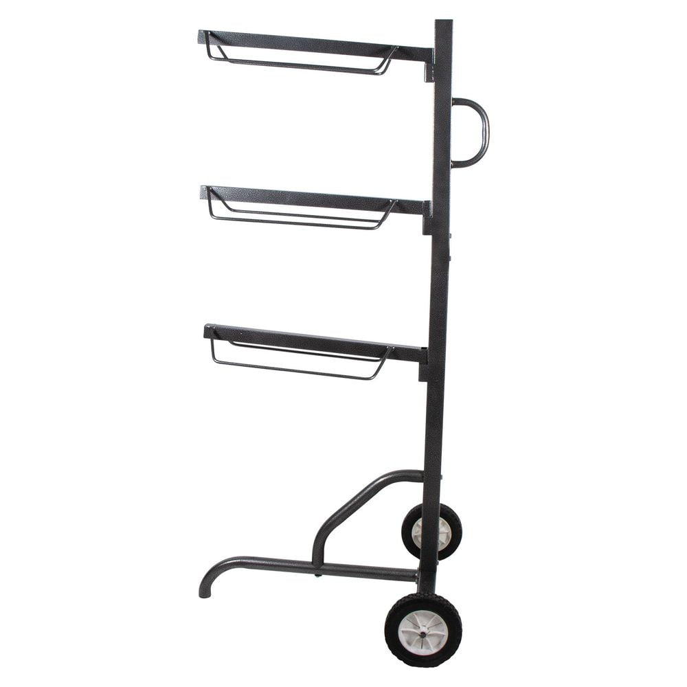 Easy-Up Pro Series 3 Tier Saddle Rack | Heavy Duty Wheels | Removable ...