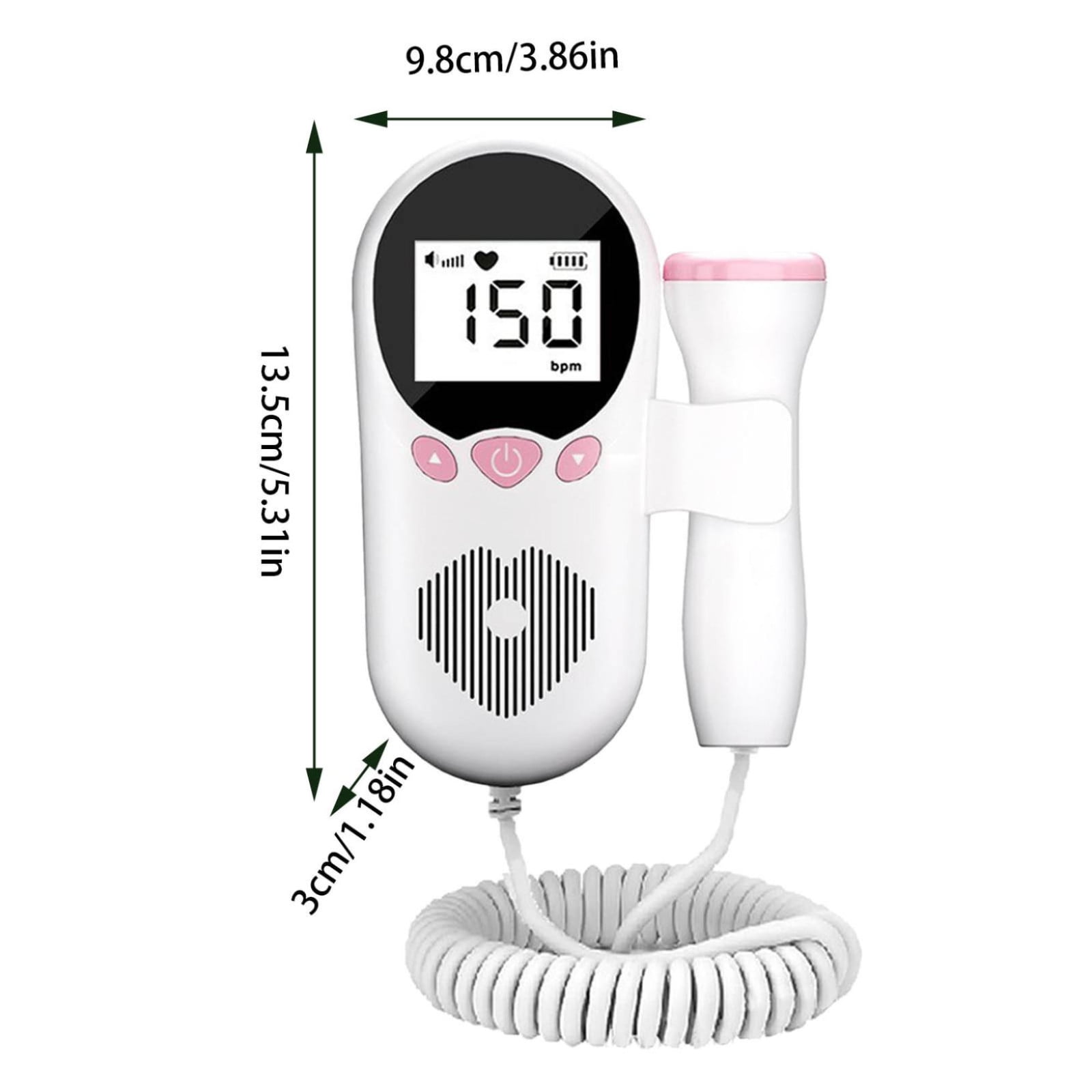 Easy to Use At Home Portable Fetal Heart Portable, Measure Gauge Haul ...