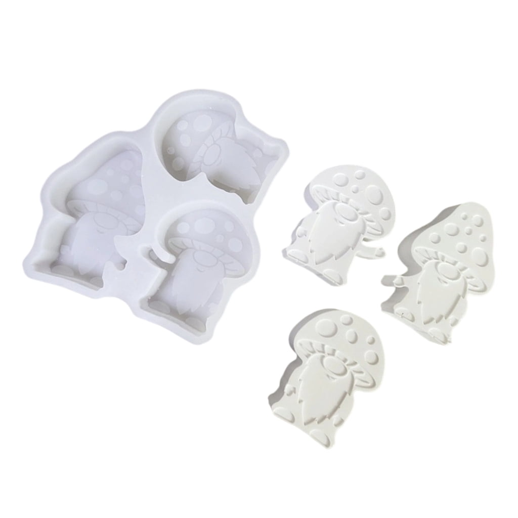 Easy Use Mushroom Silicone Molds DIY Holiday Candle Silicone Projects ...