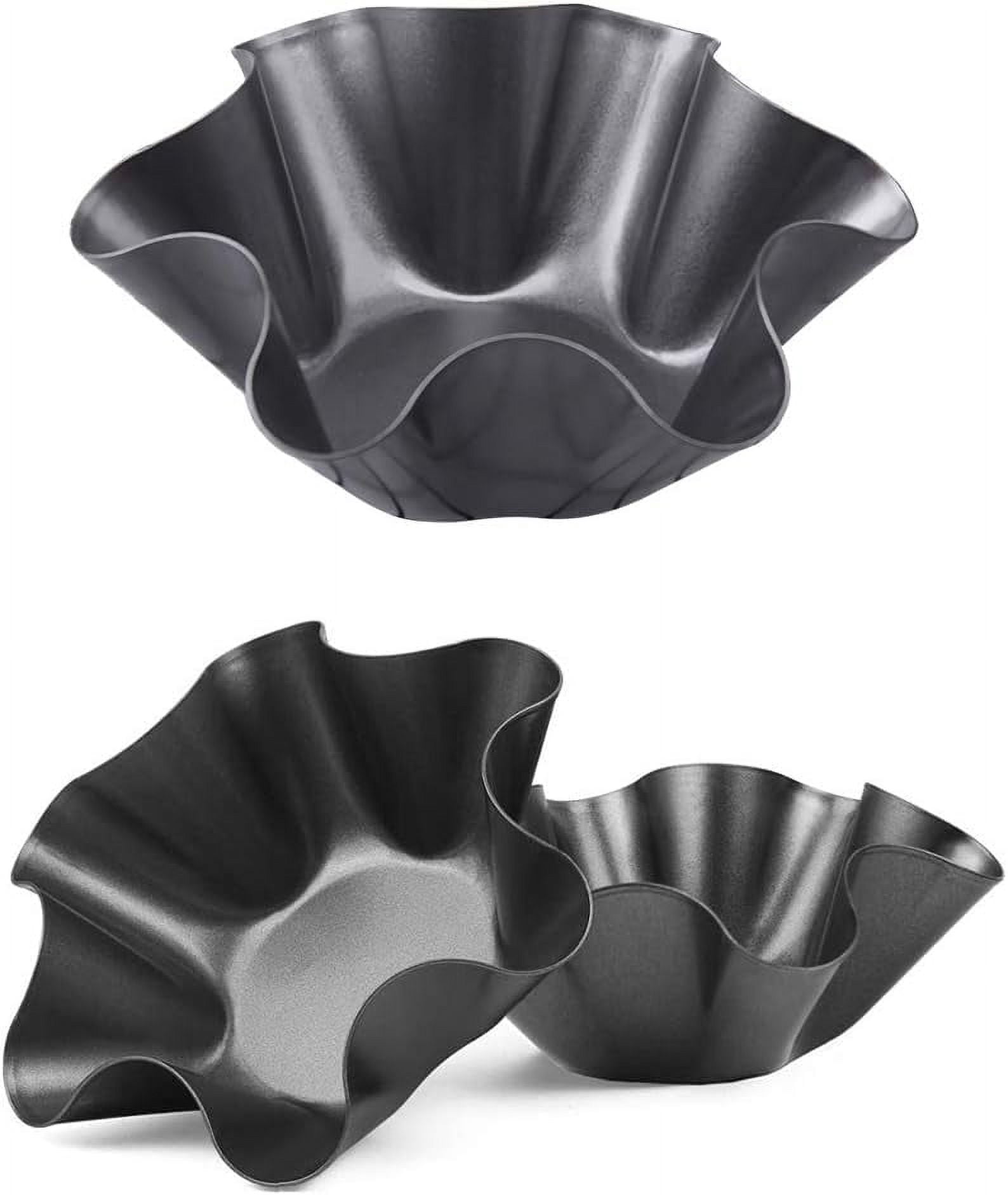Easy To Use Nonstick Tortilla Bowl Bakers, Healthy Meals Carbon Steel ...