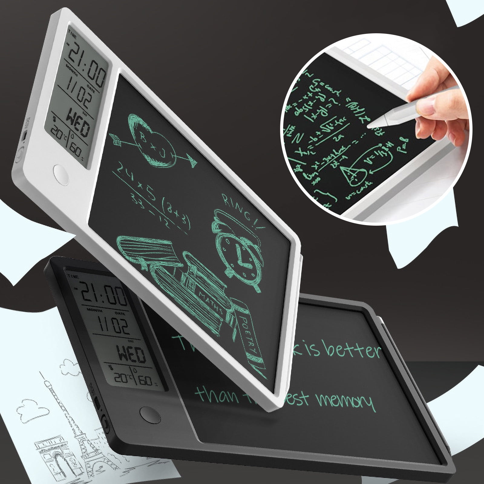 Easy Use Product, 10inch LCD Calendar Tablet, Temperature Humidity ...