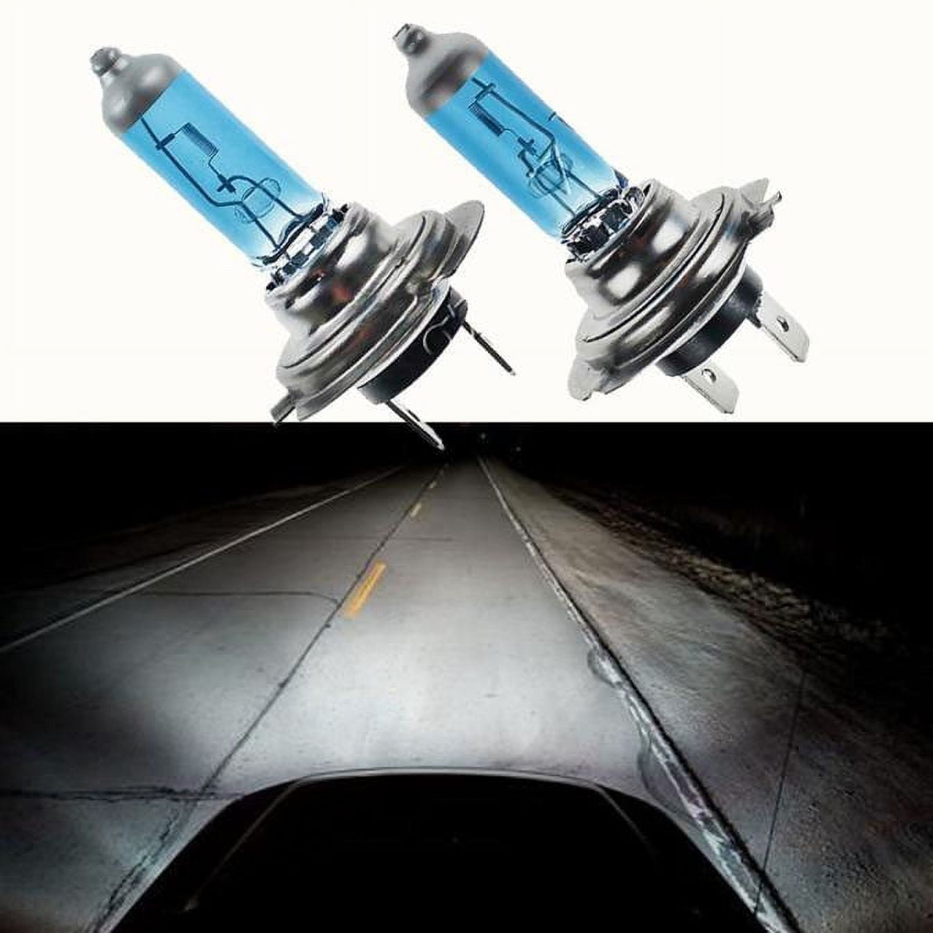 Easy Use Product, 2pc H7 6000K Halogen Headlight Bulbs, 100W 12V, White ...