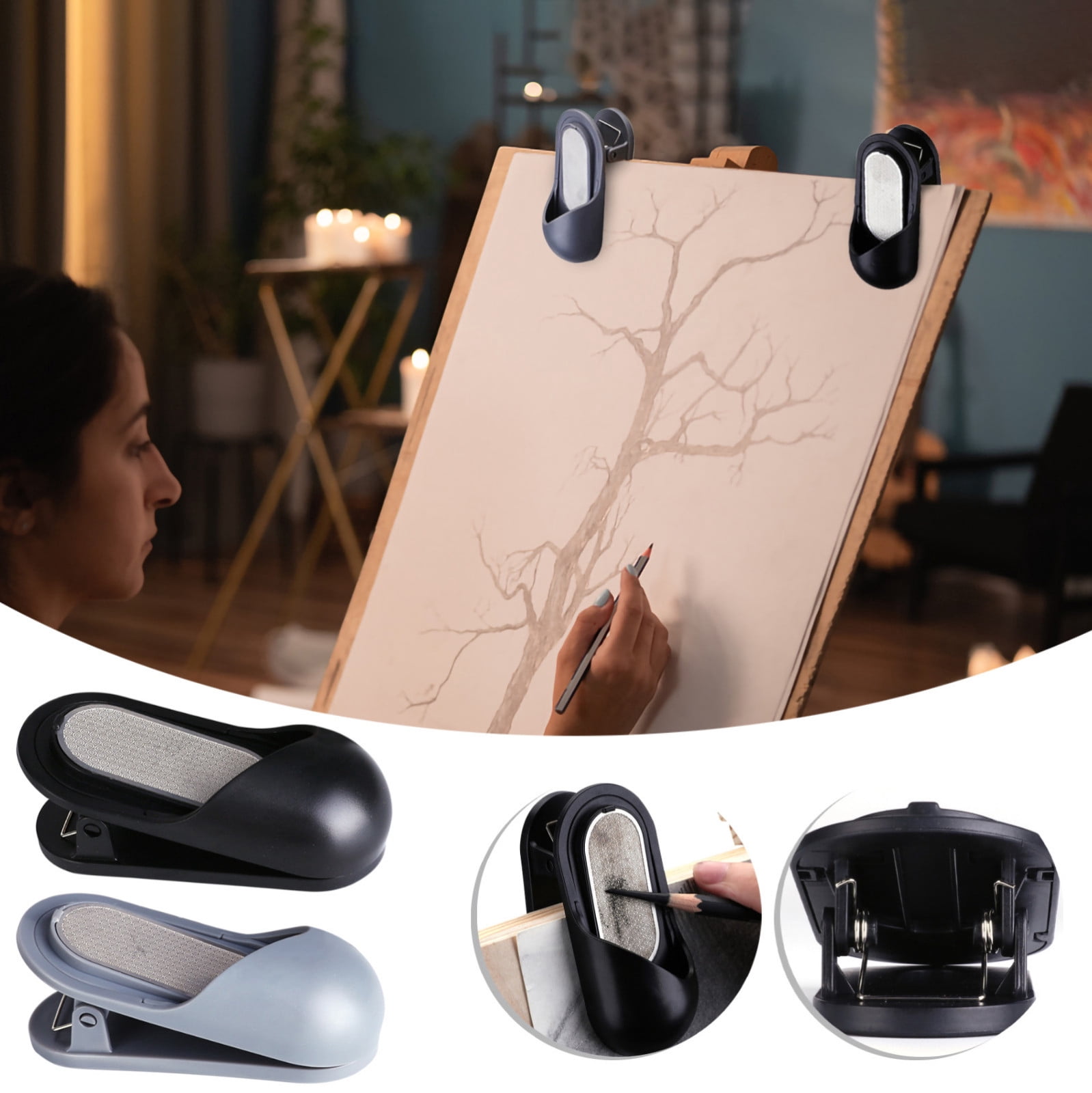 Easy Use Product, Black Pencil Grinder, Double Pencil Design, Grinding ...