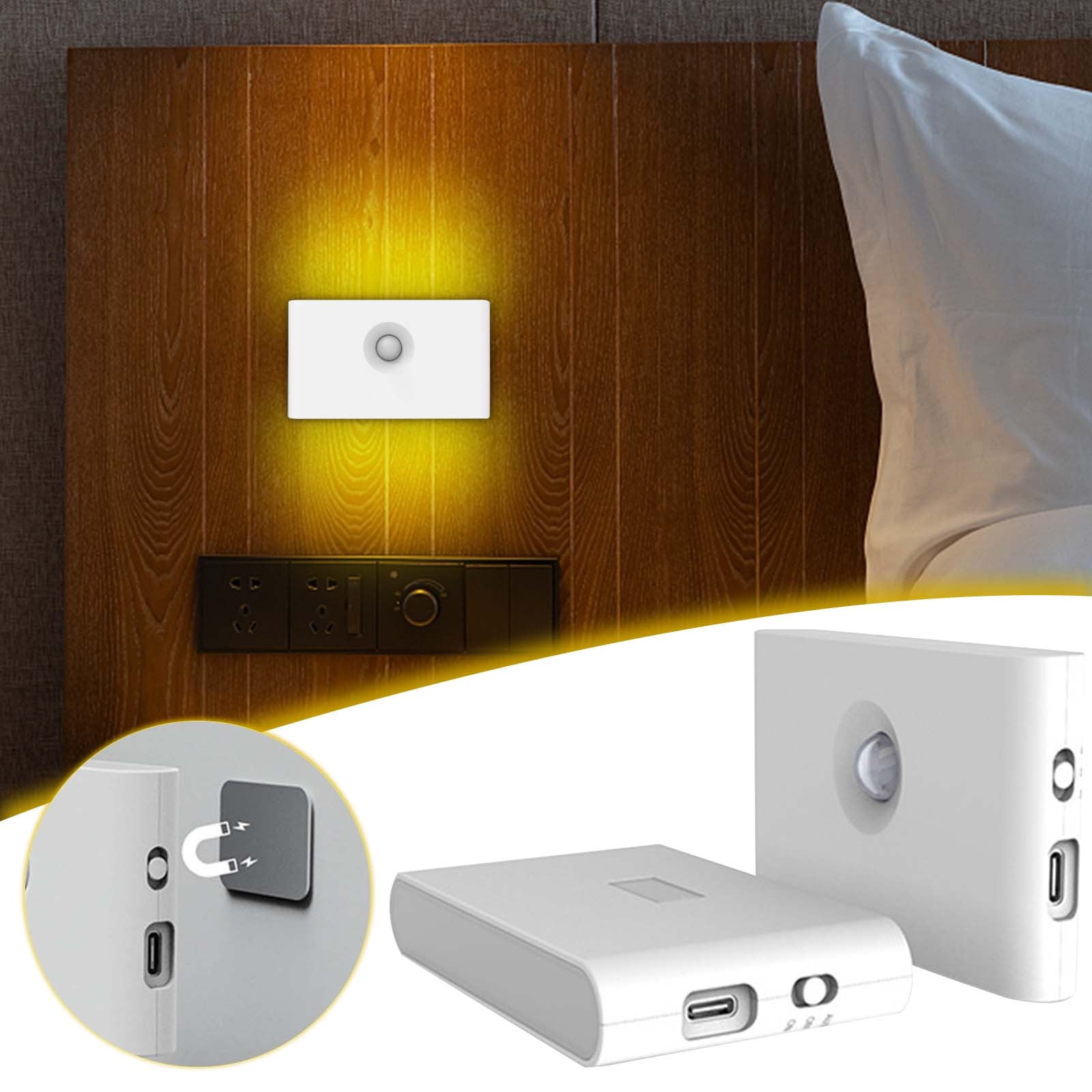 Easy Use Product, Human Body Sensing Night Light, LED Living Room Sleep ...