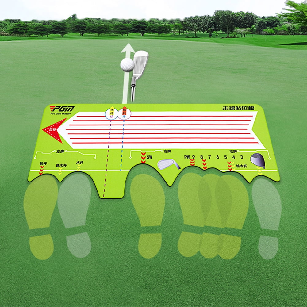 Easy Using Pgm Golf Station Board Swing Trainer Practice Mat Beginners ...