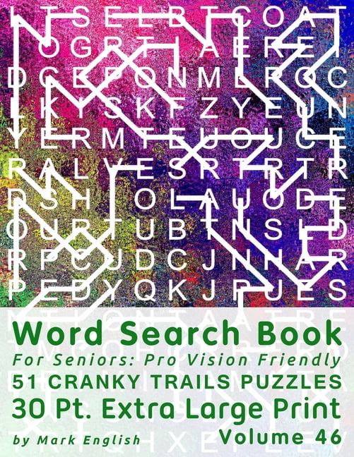 Easy Vision Fit Mind Word Search: Word Search Book For Seniors : Pro ...