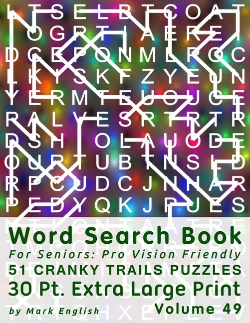 Easy Vision Fit Mind Word Search Word Search Book For Seniors: Pro ...