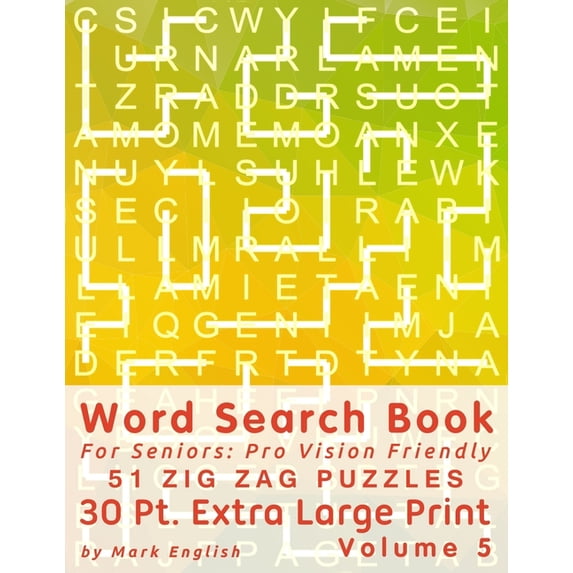Easy Vision Fit Mind Word Search Word Search Book for Seniors: Pro ...