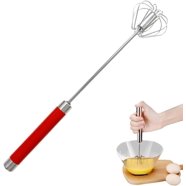 Bulk Kitchen Whisk - 12'' Semi-Automatic Stainless Steel Hand-Push Egg ...