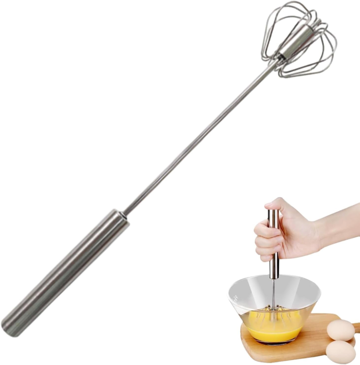 Easy Whisk - Easy Whisk Handheld Mixer, 12 inch Semi Automatic Whisk ...