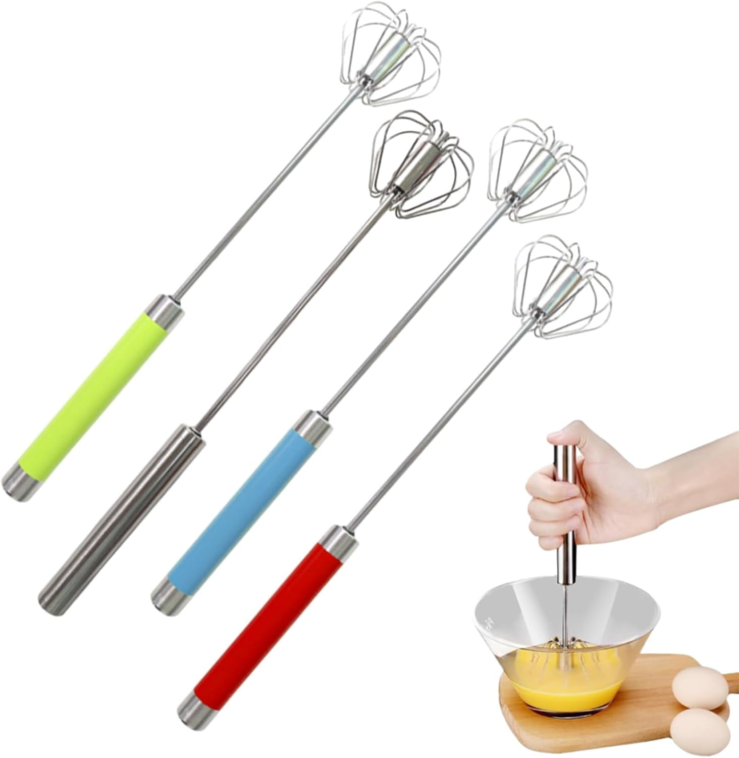 Easy Whisk - Easy Whisk Handheld Mixer, 12 inch Stainless Steel Semi ...