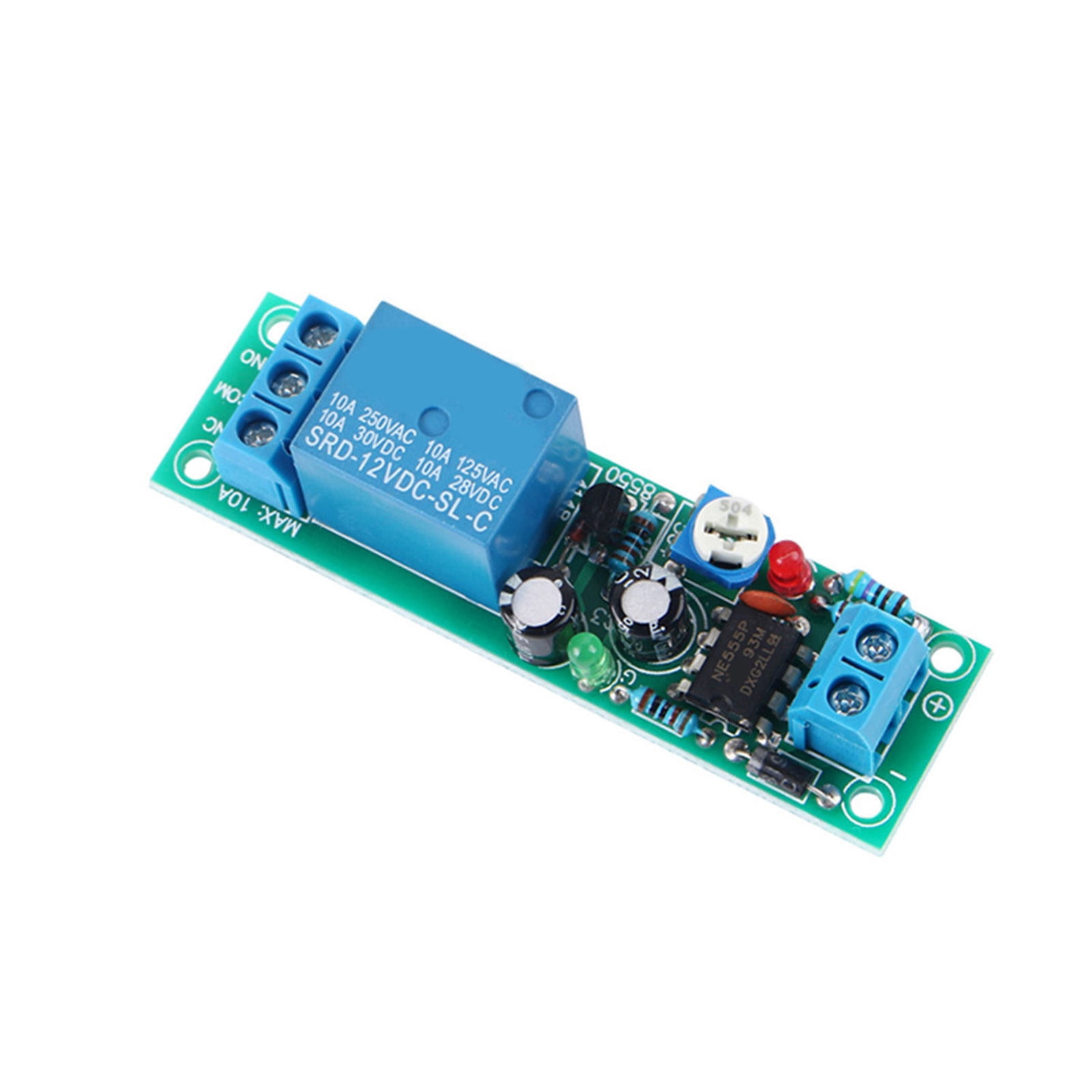 Easy Wiring Adjustable Time Delay Module 5V/12V Control Monostable ...
