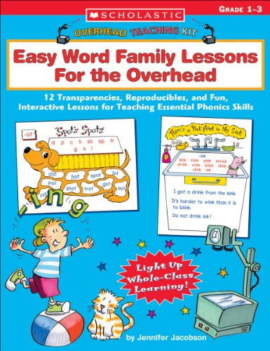 Pre-Owned Overhead Teaching Kit: Easy Word Family Lessons for the ...