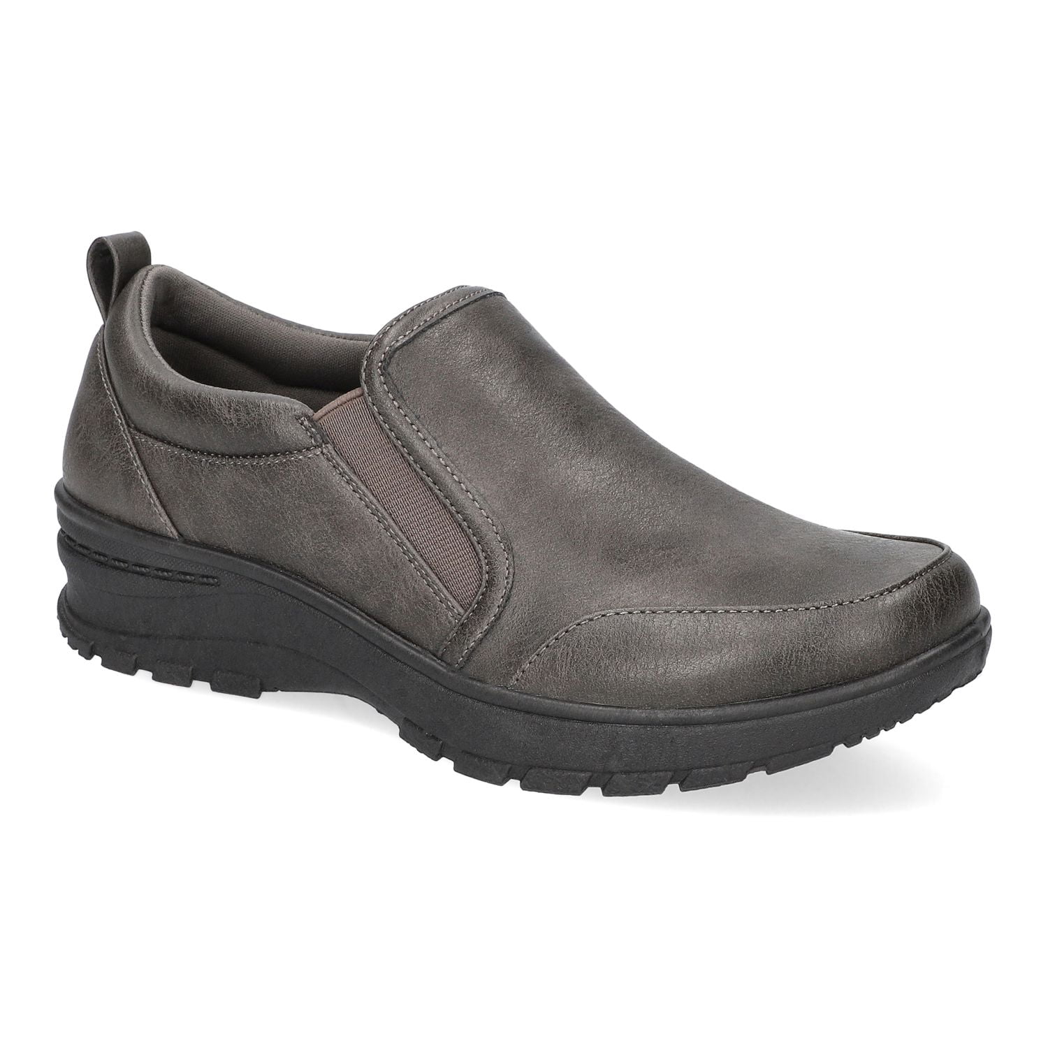 Easy Works by Easy Street Garland Slip-Resistant Flat Shoes Color: Gray ...