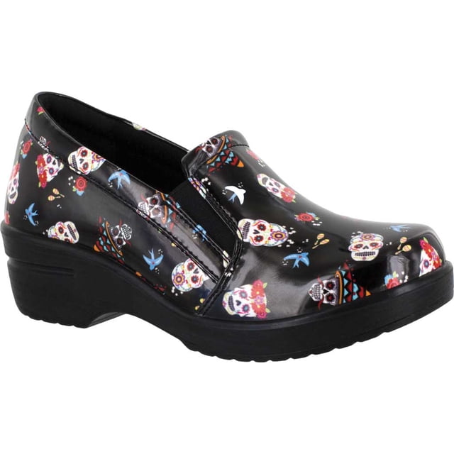Easy Works by Easy Street Leeza Women's Slip Resistant Clog Work Shoe ...