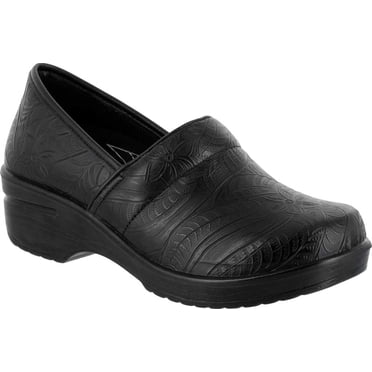 Easy Works by Easy Street Tiffany Women's Slip Resistant Clog Work Shoe ...