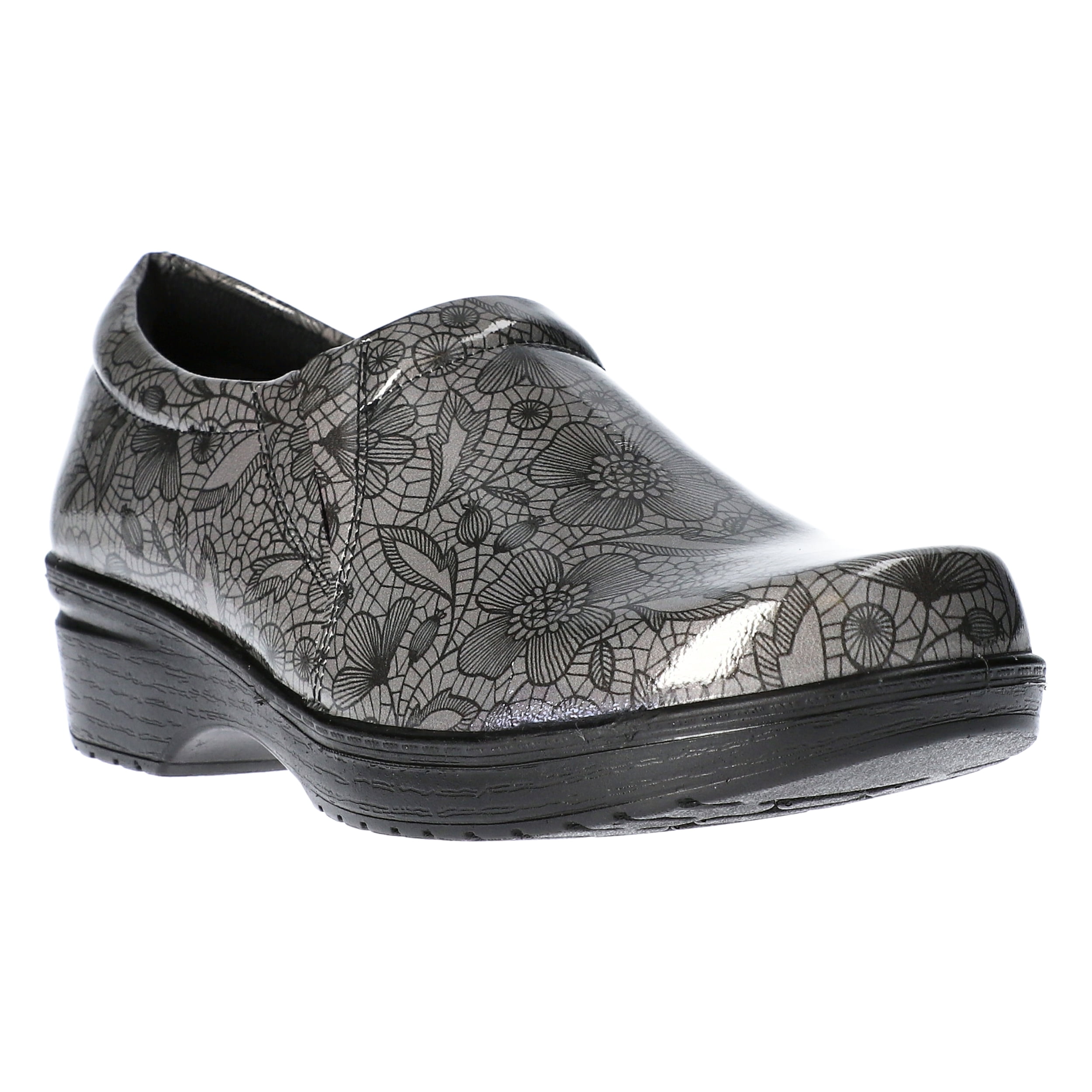 Easy Works Tiffany Slip Resistant Clog - 1.5 Heel Work Shoe - Walmart.com