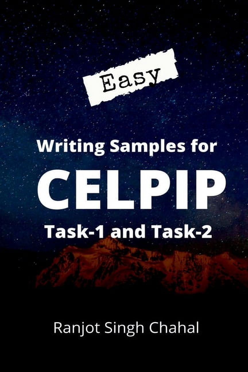 Easy Writing Samples for CELPIP Task-1 and Task-2 (Paperback) - Walmart.com