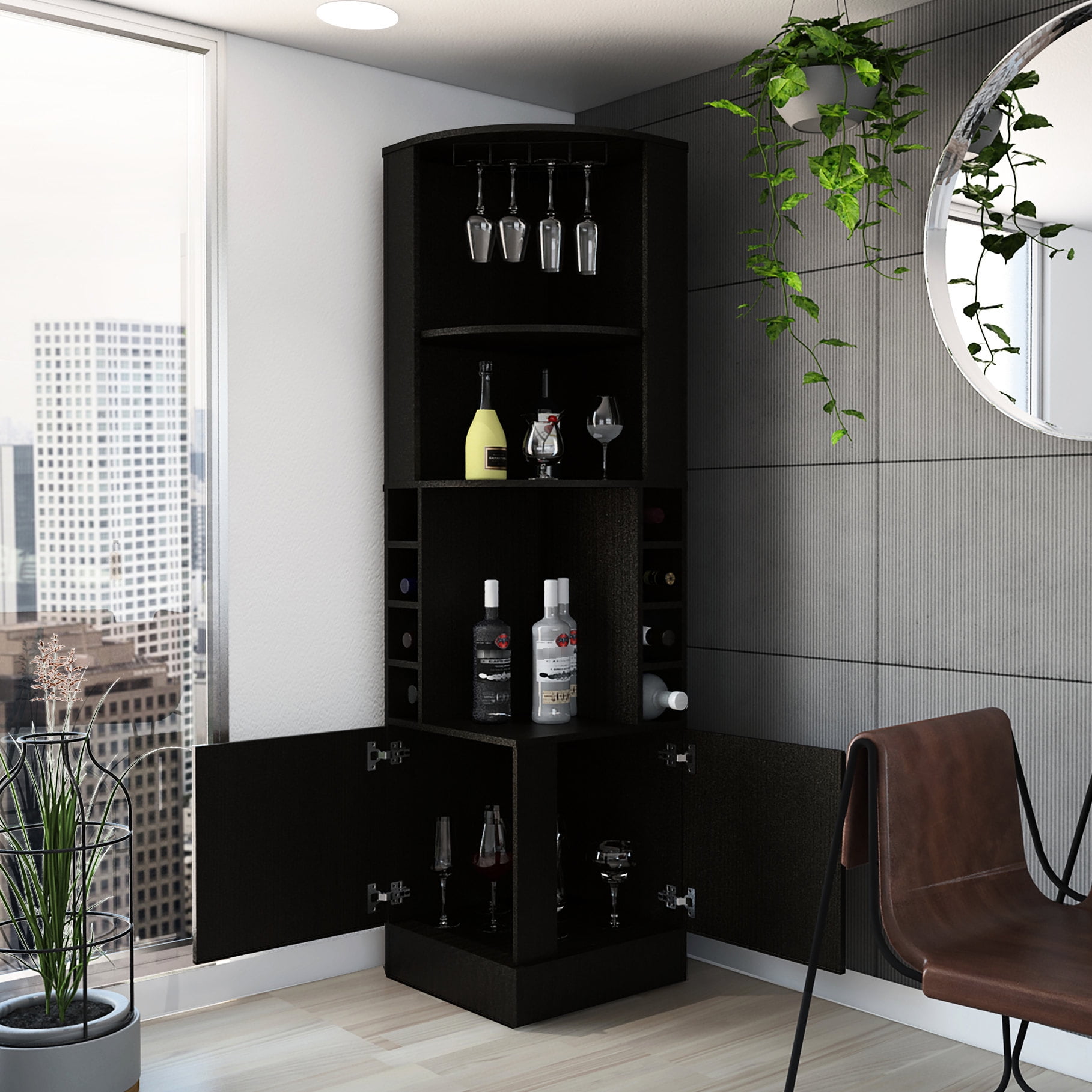 Easy - accessible Double - door Cabinet - Dining Room Convenience for ...