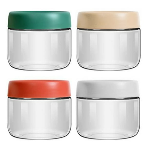 Easy to Clean Glass Sealed Container with Lid Large Capacity Shatter ...