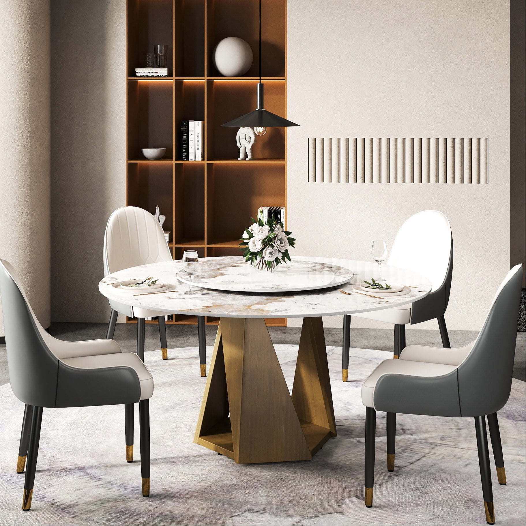 Easy - to - Clean Sintered Stone Tabletop - Daily Dining in Dining Room ...