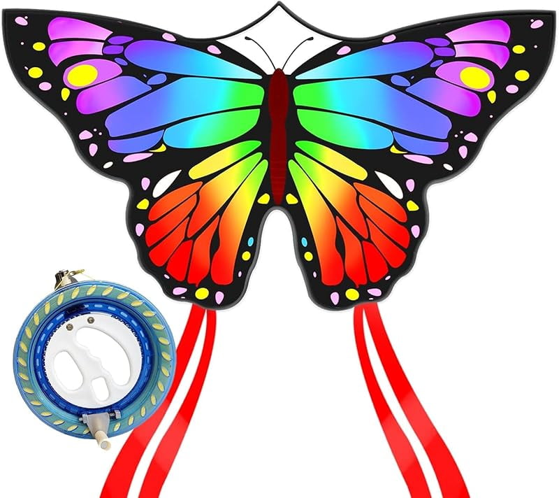 Easy to Fly Large Single Line Kite for Kids & Adults - 55" x 28 ...