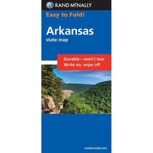 Easy to Fold: Rand McNally Easy to Fold: Arkansas (Laminated Fold Map ...