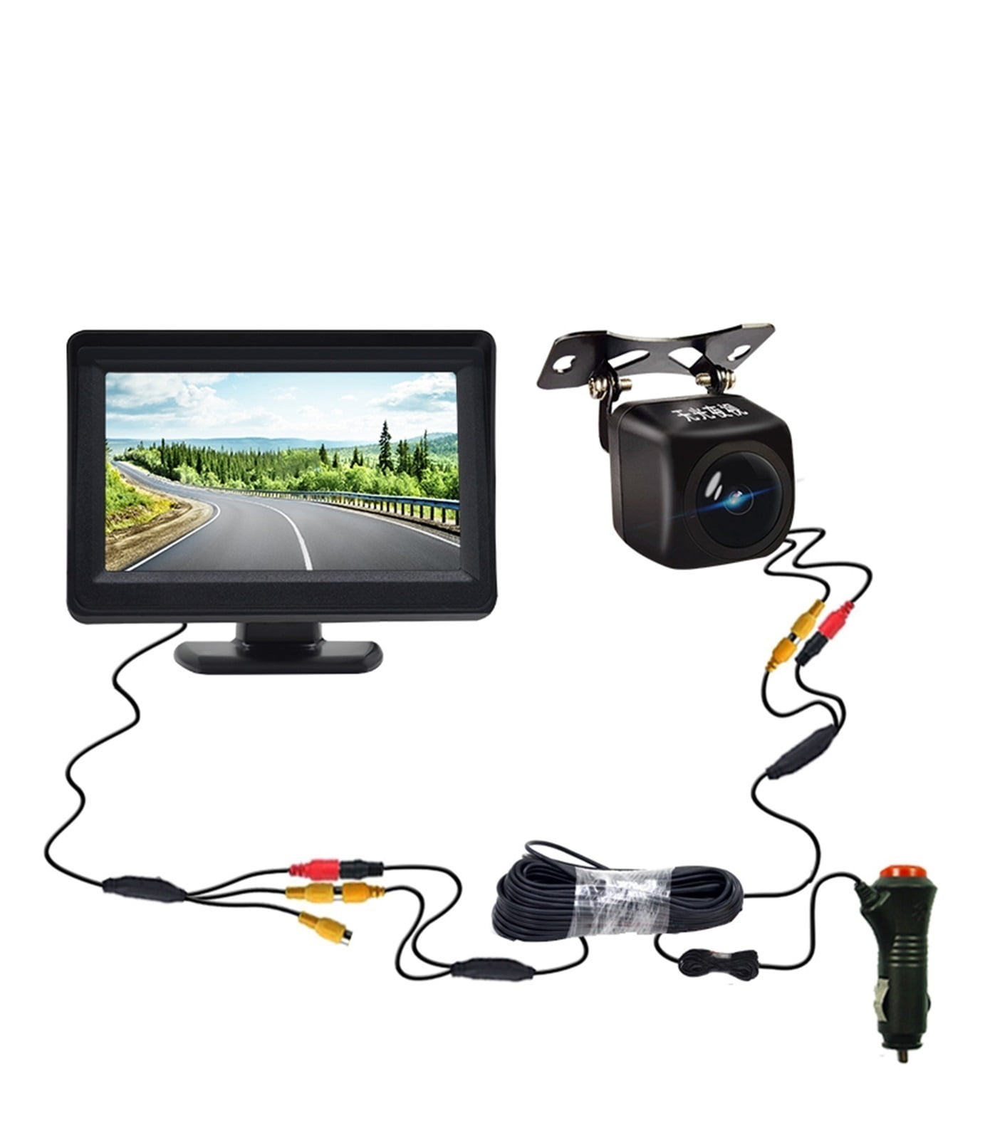 Easy to Install On-Board CCD Video Automatic Parking Monitor, Non-Light ...
