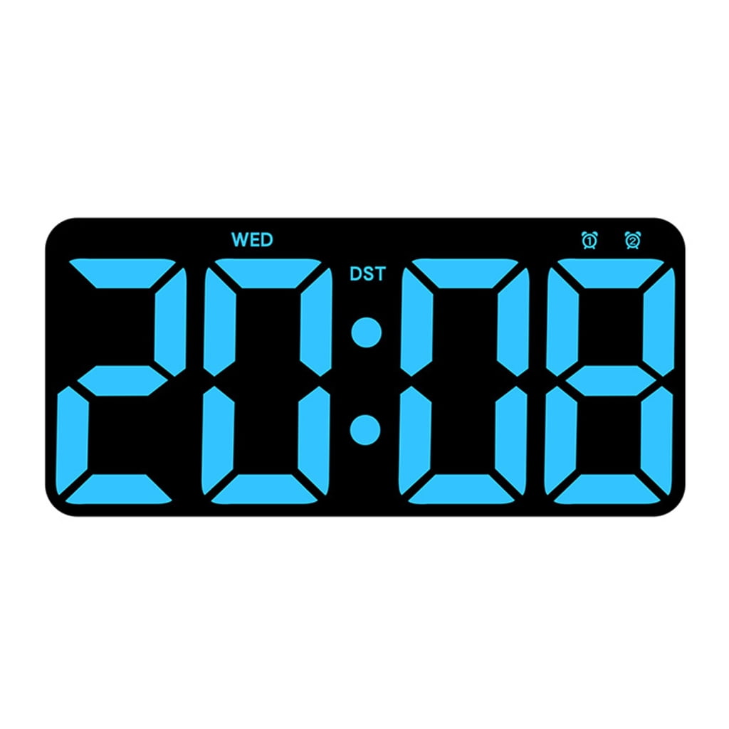 Easy to Read Digital Wall Clock with Large Numbers, Countdown Timer and ...