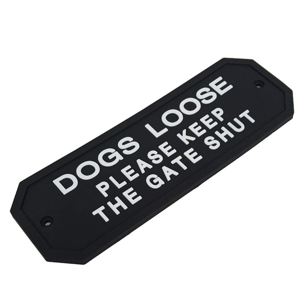 Easy to See Warning Sign for Outdoor Use Flexible Silicone Dog Loose ...