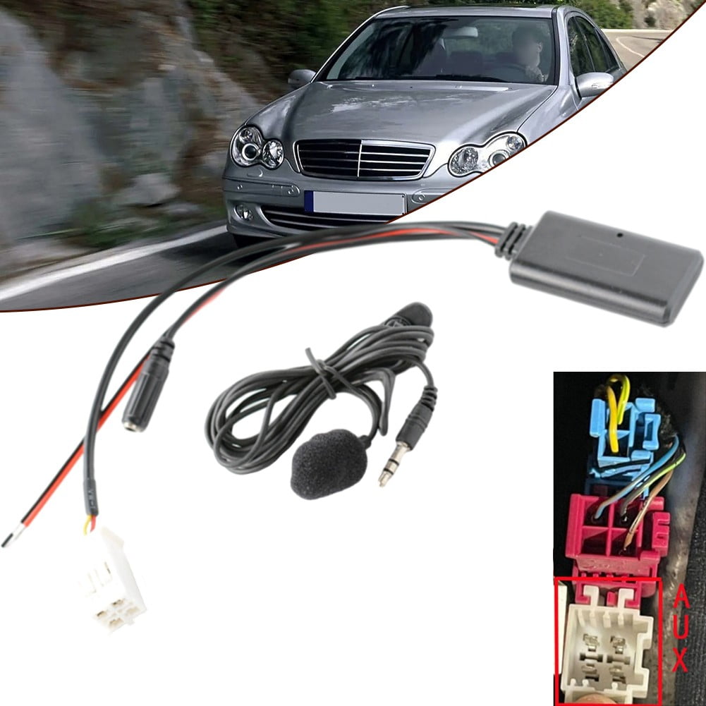 Easy to Use Car Radio Audio Cable Adapter for MERCEDESBENZ C CLASS W203 ...