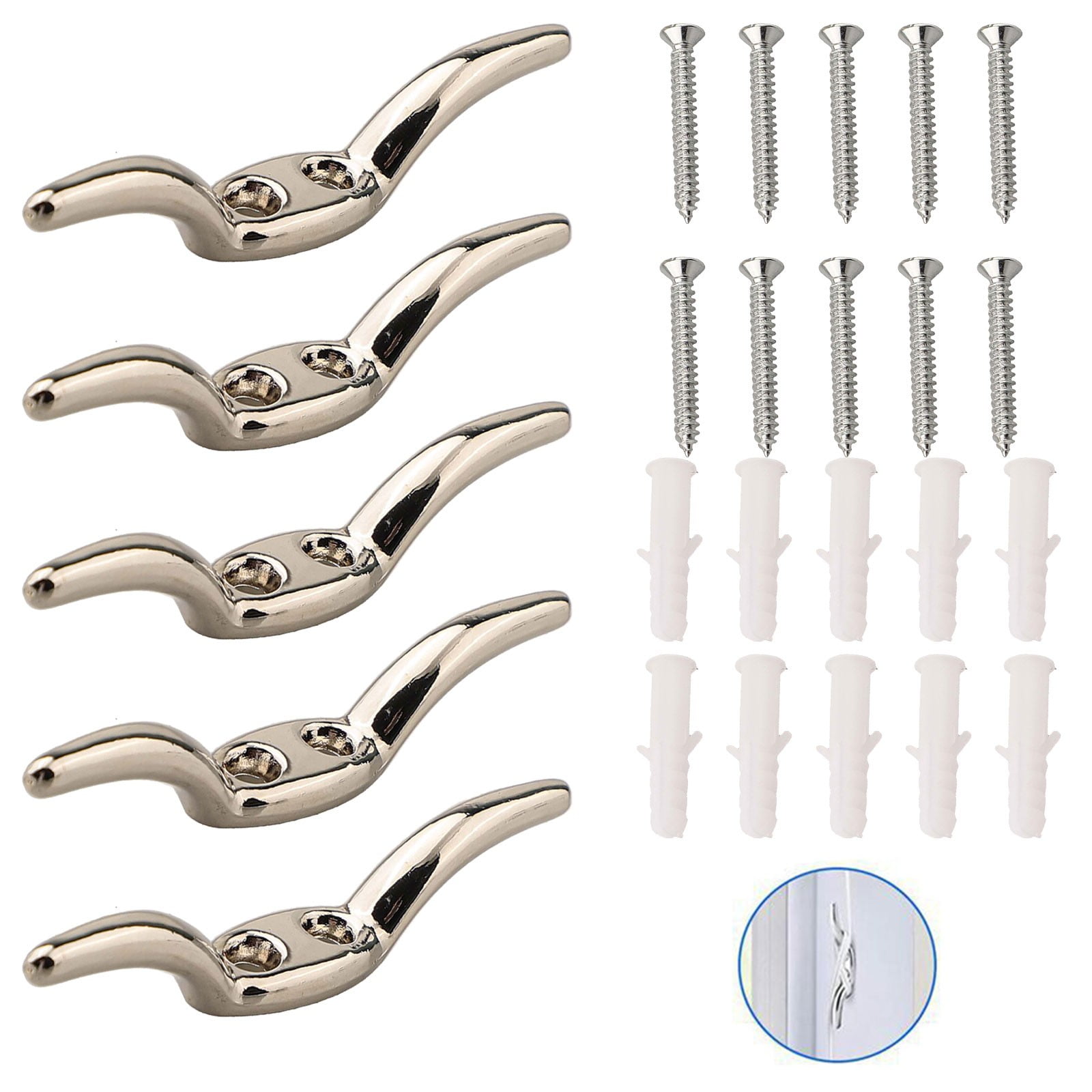 Easy to Use Cleat Cord Holders Perfect for Vertical Roller Blind Setup ...