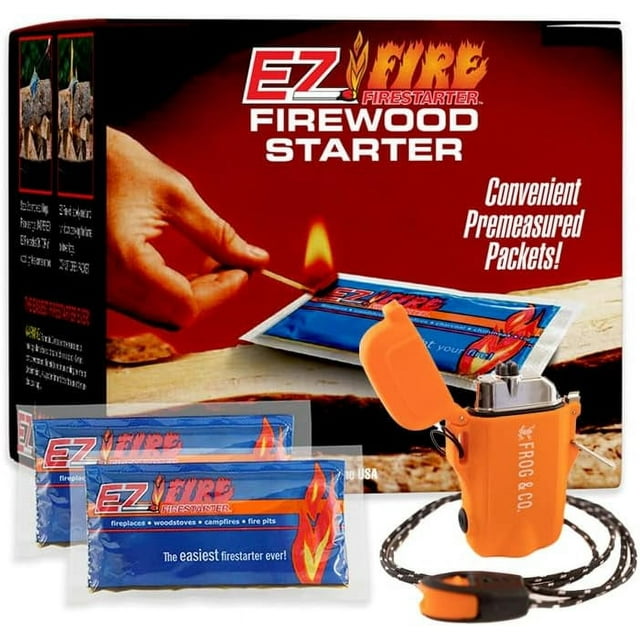 Easy-to-Use Fire Starter for Wood Stoves, Fireplaces, Campfires, and ...