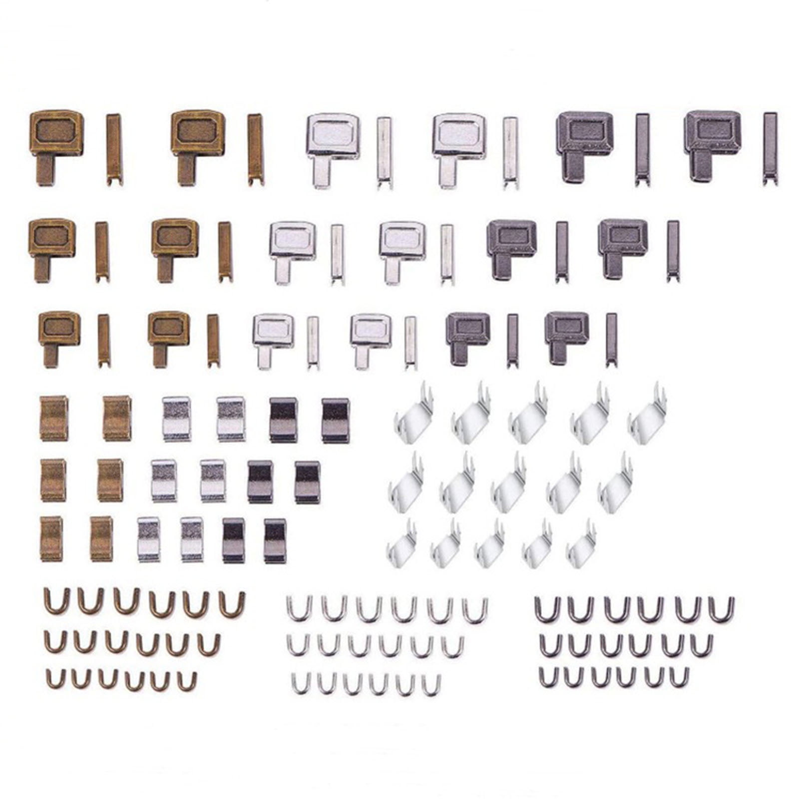 Easy to Use Zippers Repair Set Insertion Pin Zippers Bottom Zippers ...