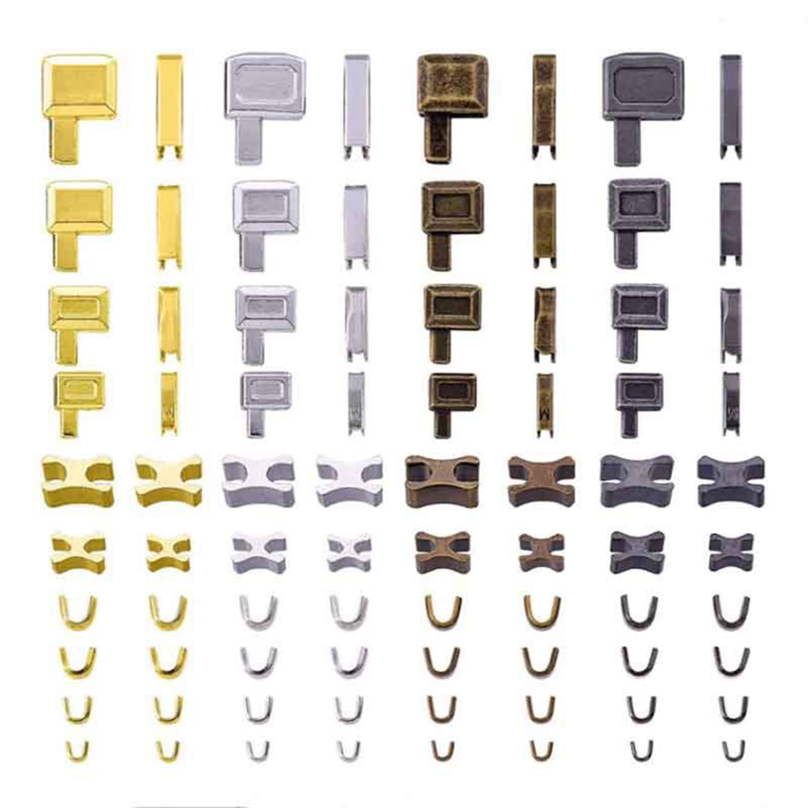 Easy to Use Zippers Repair Set Insertion Pin Zippers Bottom Zippers ...