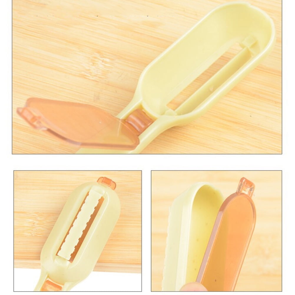 Easy-to-use Fish Scaler Scraper with Cover Mess-free Scales Remover ...